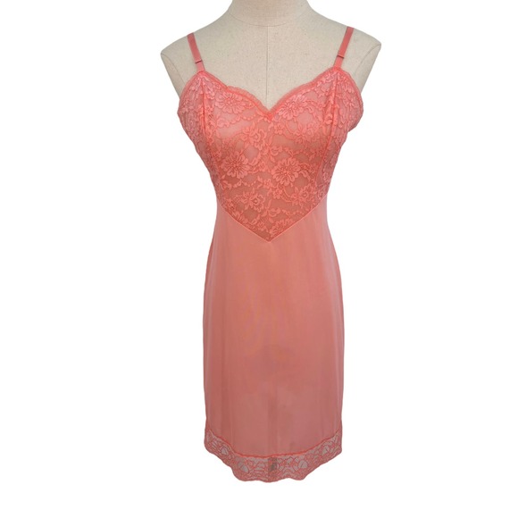 Vanity Fair | Intimates & Sleepwear | Vanity Fair Coral Lace Bust Slip ...